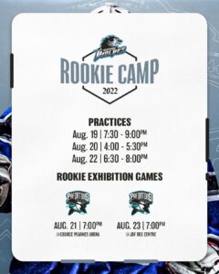WOLVES ANNOUNCE ROOKIE CAMP ROSTER AND SCHEDULE | Westshore Wolves